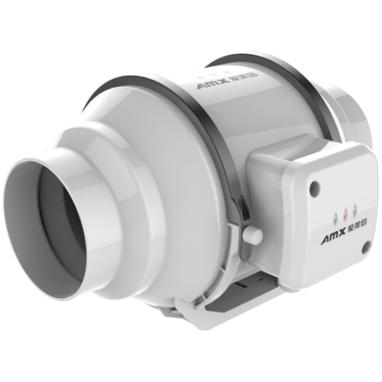 AMX 100mm Mixed Flow Industrial Inline Duct Fan - PC Palace GO